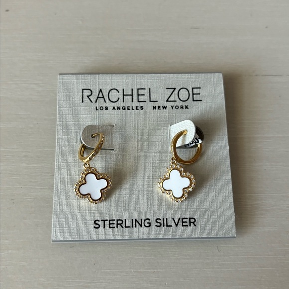 Rachel Zoe | Jewelry | Nwt Rachel Zoe Sterling Silver 4k Gold Plated ...